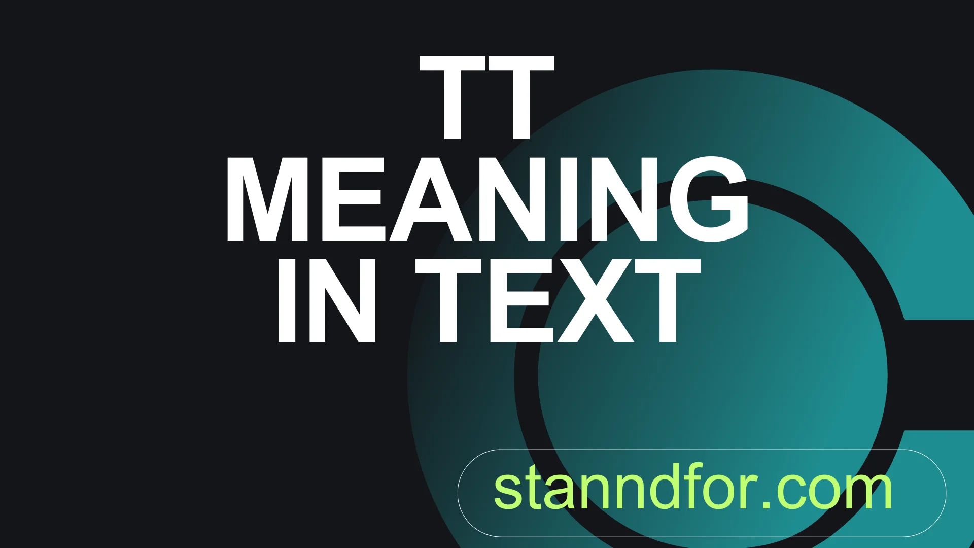 TT Meaning in Text: What It Really Means in Chats, TikTok & Messages